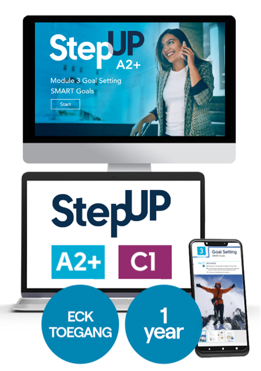 StepUp A2+, B1, B2 & C1 Multi-level licentie eBook + Online Practice 1 – Pearson Benelux