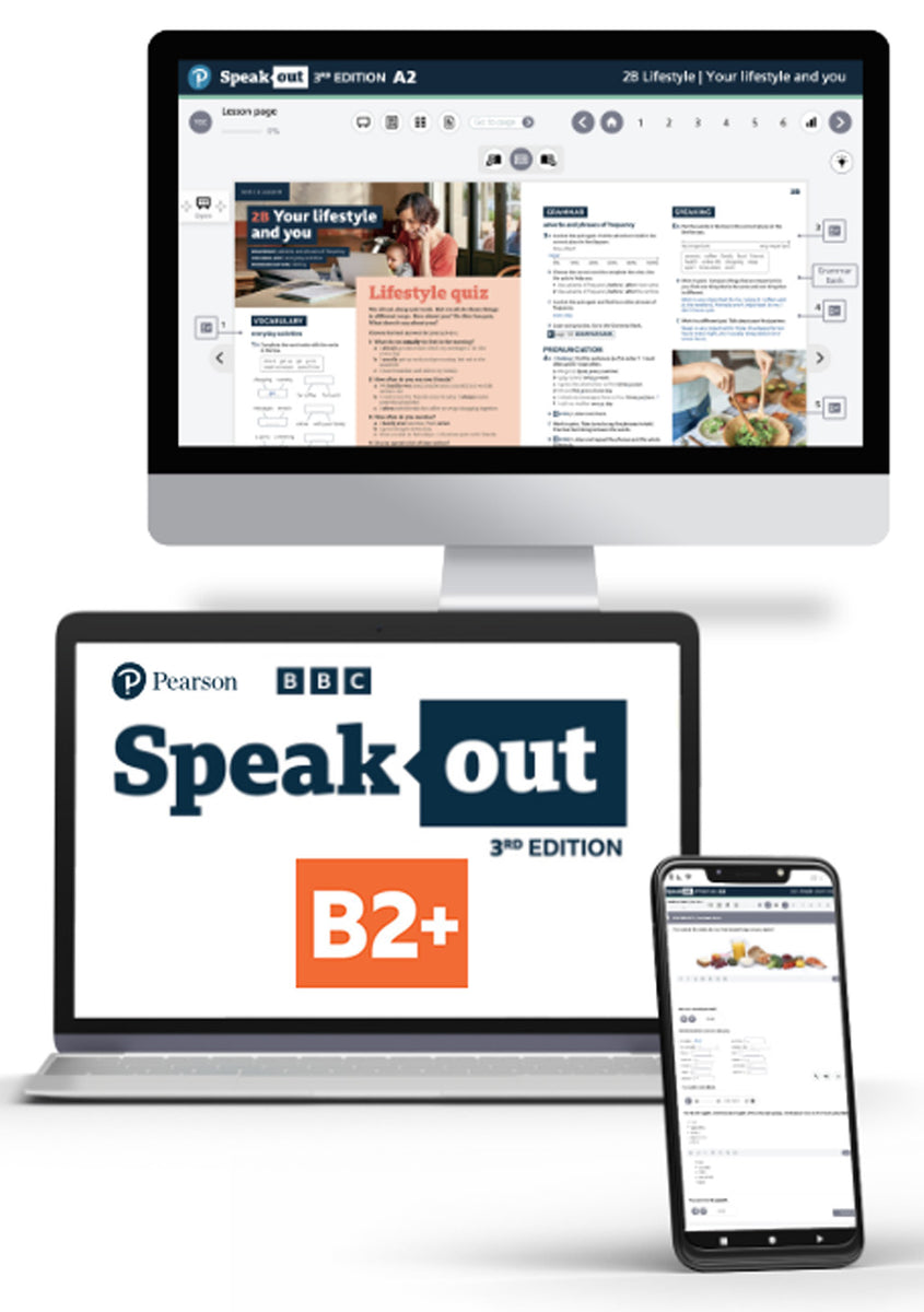 Speakout 3de editie B2+ Interactive Student's eBook + Online Practice – Pearson Benelux