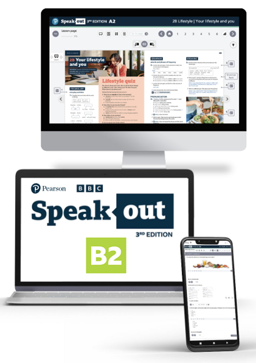 Speakout 3de editie B2 Interactive Student's eBook + Online Practice c ...