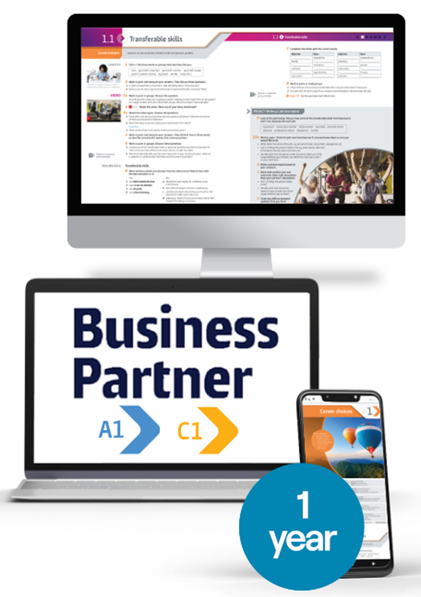 Business Partner A1, A2, B1, B2 & C1 Multi-level licentie eBook + Onli ...